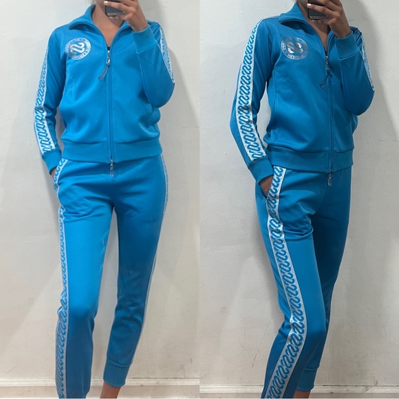Sharny & Julius | Jackets & Coats | Nwt Sharny Julius Blue Tracksuit ...